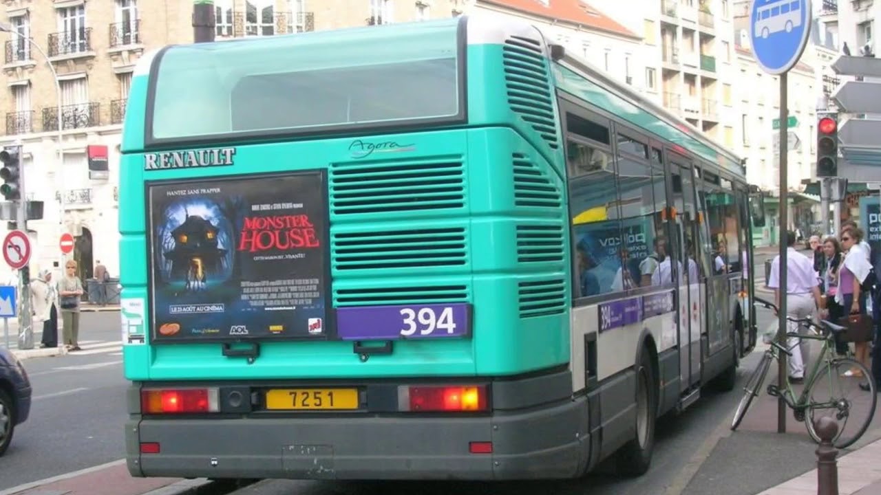 Ligne de Bus RATP 394 - YouTube