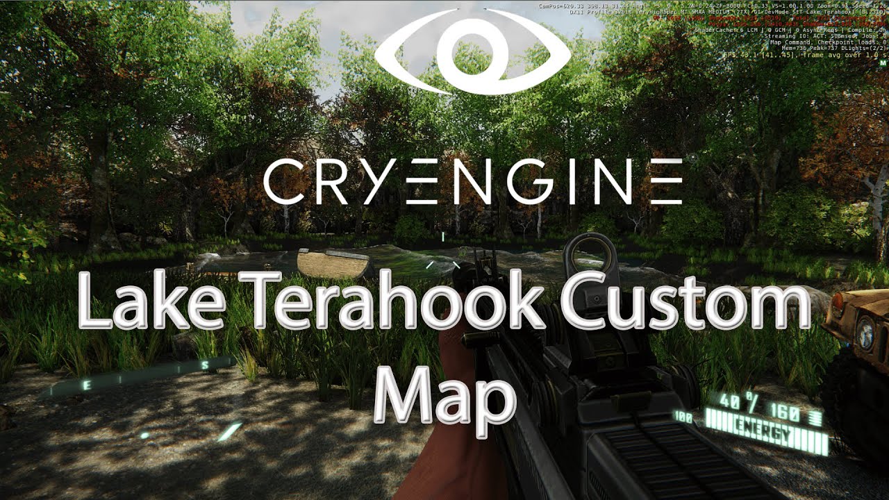 Custom CryEngine SDK Map: Lake Terahook - YouTube
