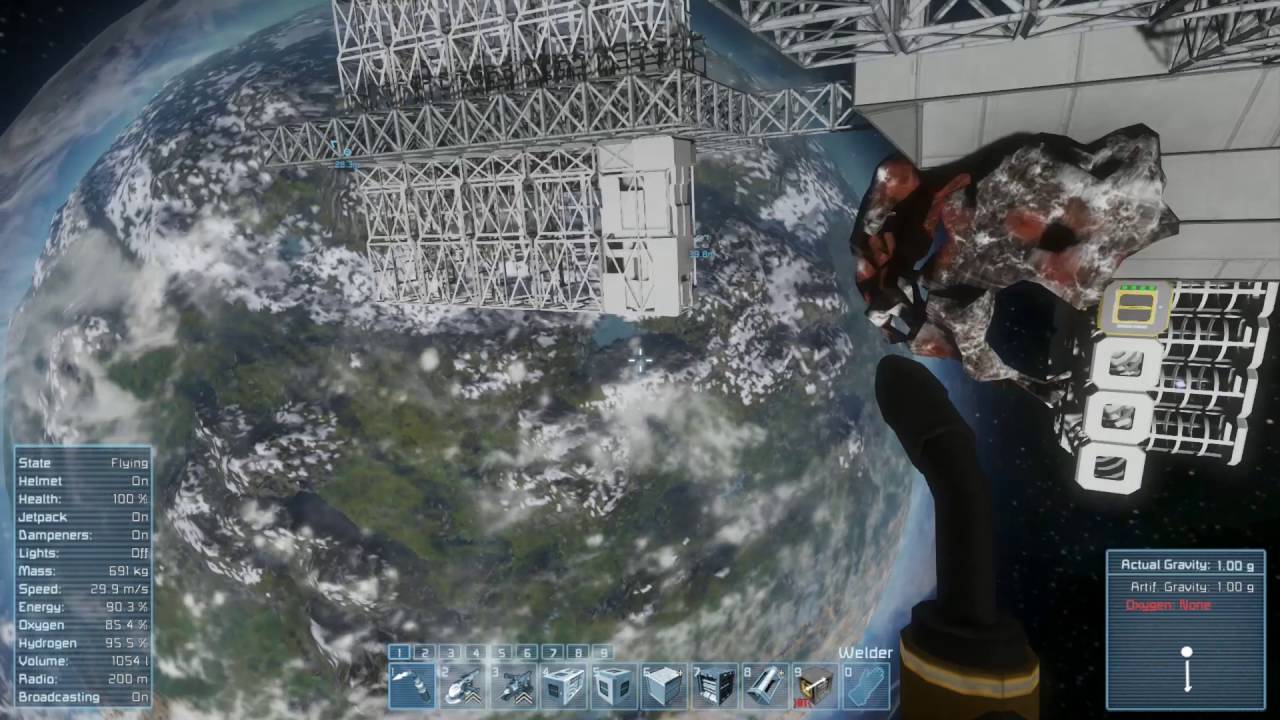 Space Engineers | Planet Survival - Ep 17 | Orbital Base - YouTube