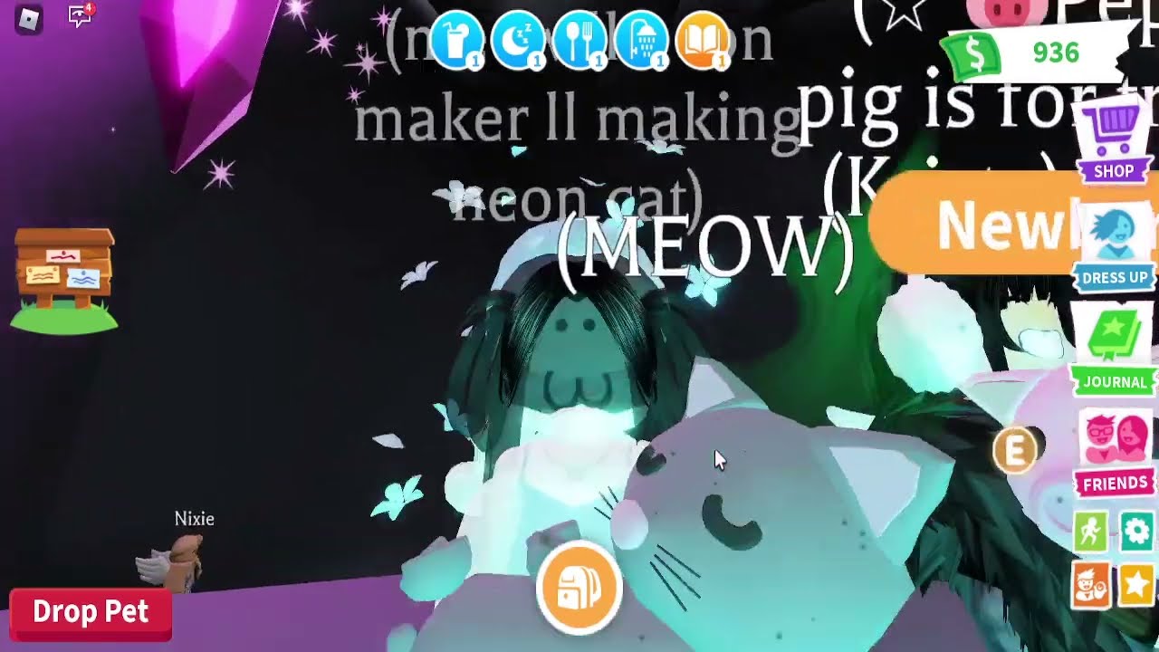 Making neon Cat + Mechapup giveaway ll roblox video - YouTube