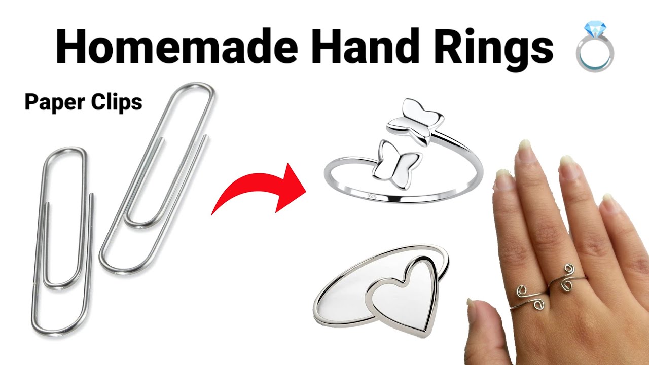 DIY Homemade Cute Rings/how to make rings at home/best ring ever ...