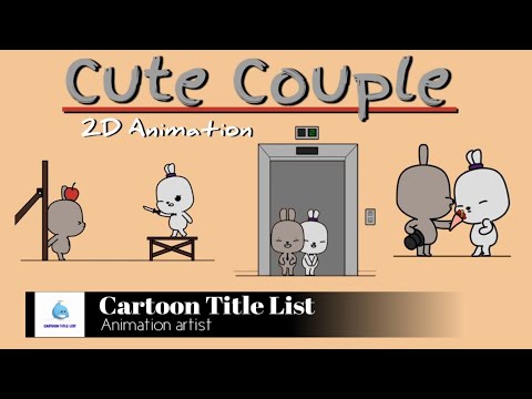 CUTE COUPLE | MY FIRST ANIMATED VIDEO | 2D ANIMATION - YouTube