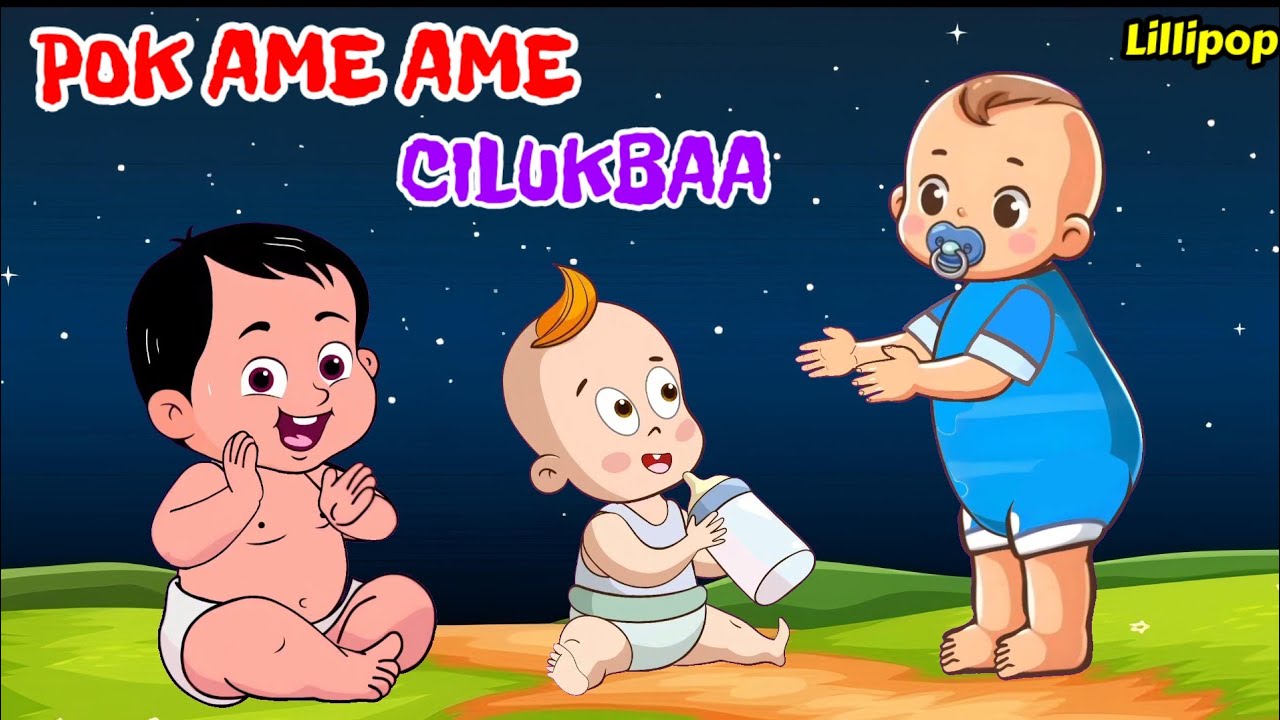 POK AME AME CILUK BAAA | LAGU ANAK VIRAL | LAGU ANAK POPULER | KARTUN ...