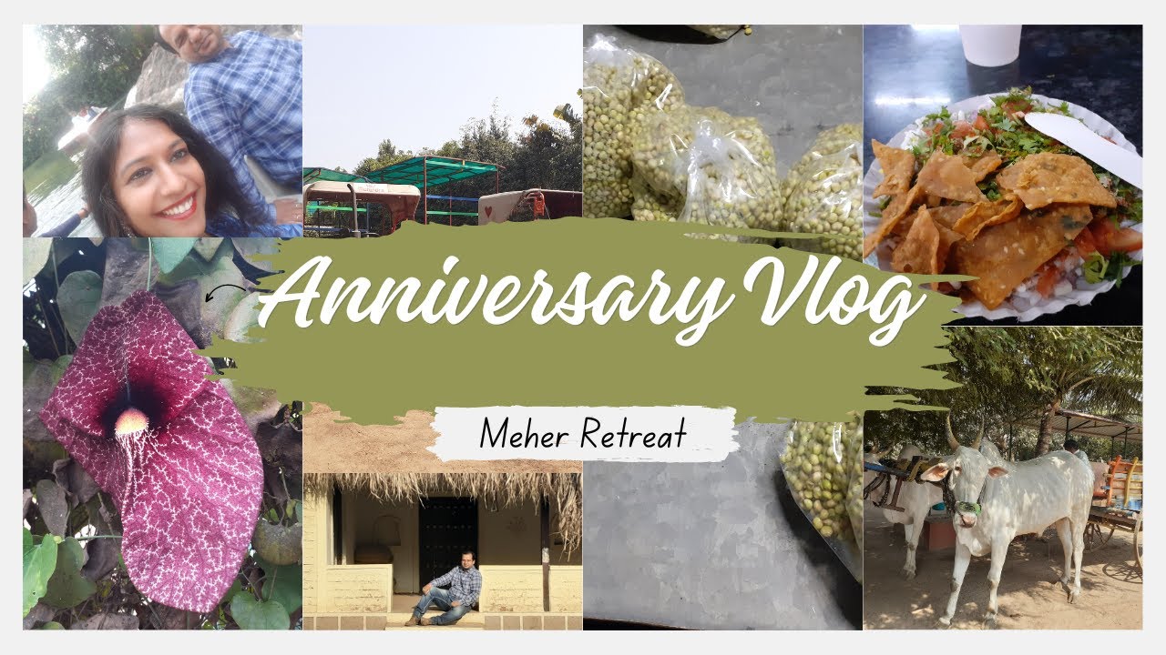 Anniversary Vlog 2024 | One Day trip near Pune | Meher Retreat | Lovely ...