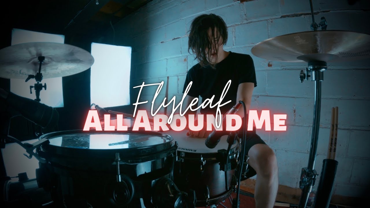 Flyleaf | All Around Me | Drum cover - YouTube