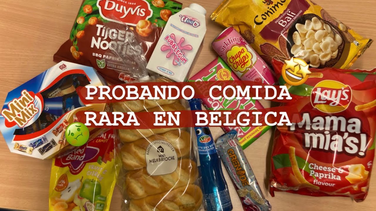 probando comida rara en bélgica ˚｡⋆୨୧˚*:･ﾟ - YouTube
