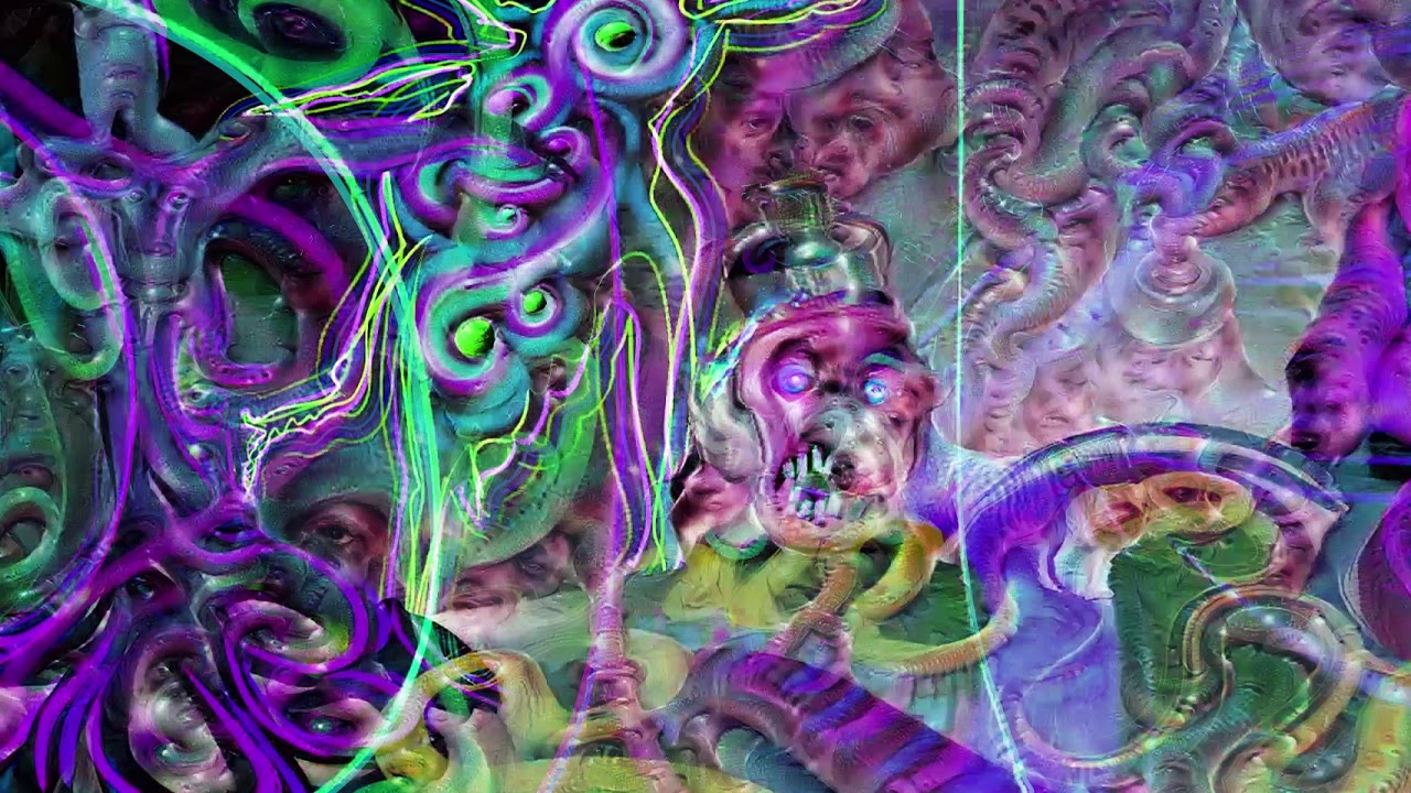 Deep Dreaming Painting in The Fourth Dimension (360° 4k Video) - YouTube