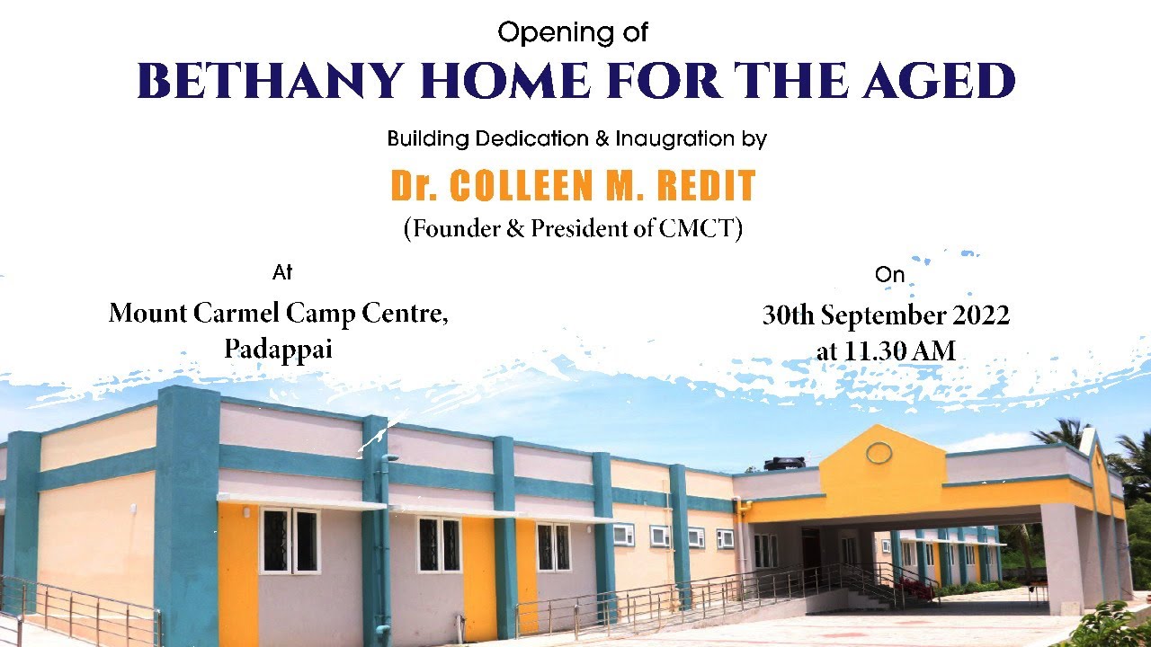 Inauguration Ceremony of BETHANY HOME for the Aged - YouTube