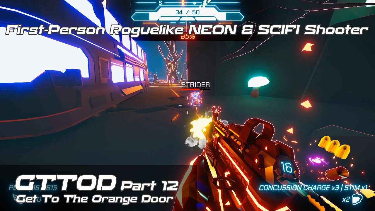 GTTOD | First-Person Roguelike NEON & SCIFI Action Shooter | Part 12 ...
