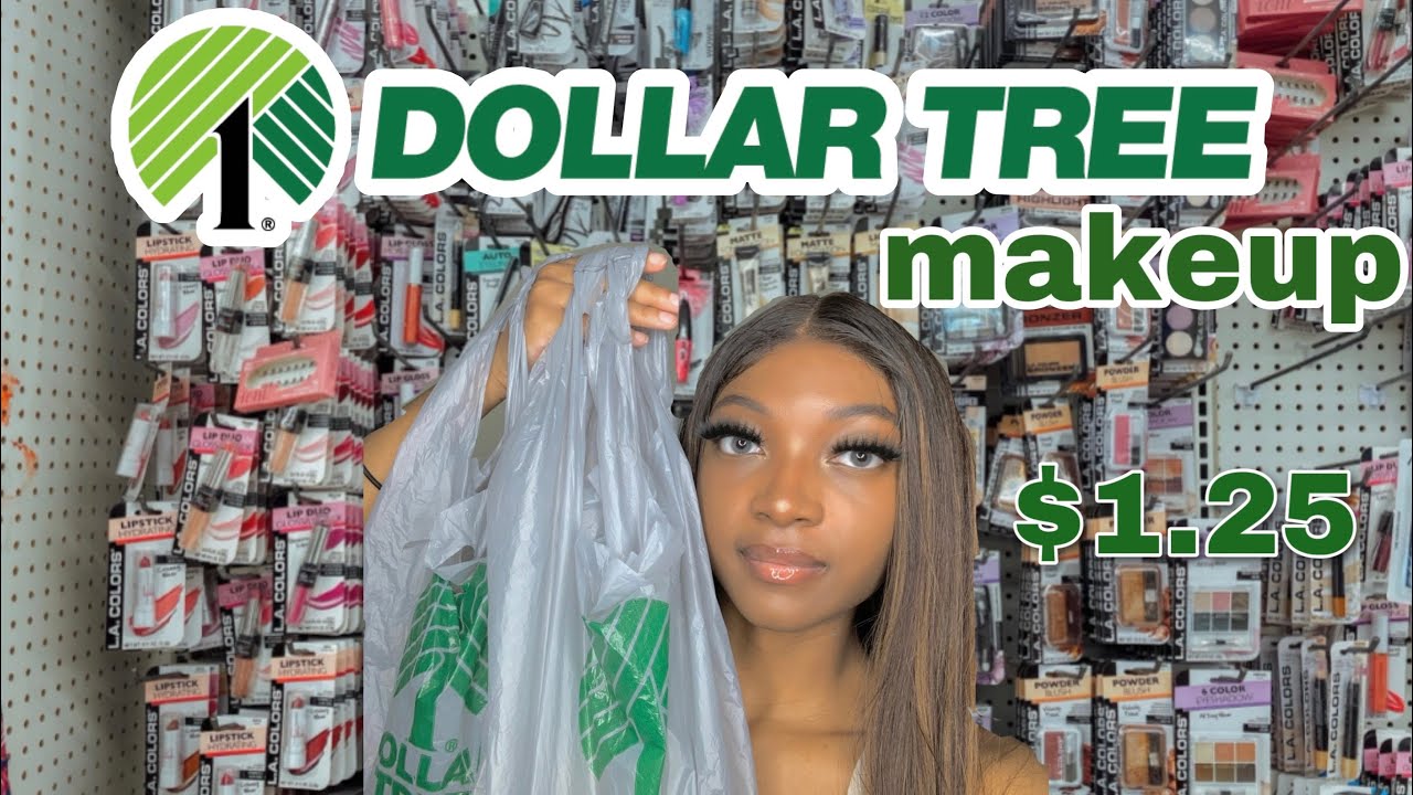 FULL FACE OF DOLLAR TREE MAKEUP | $1 MAKEUP DEALS 🤑 - YouTube