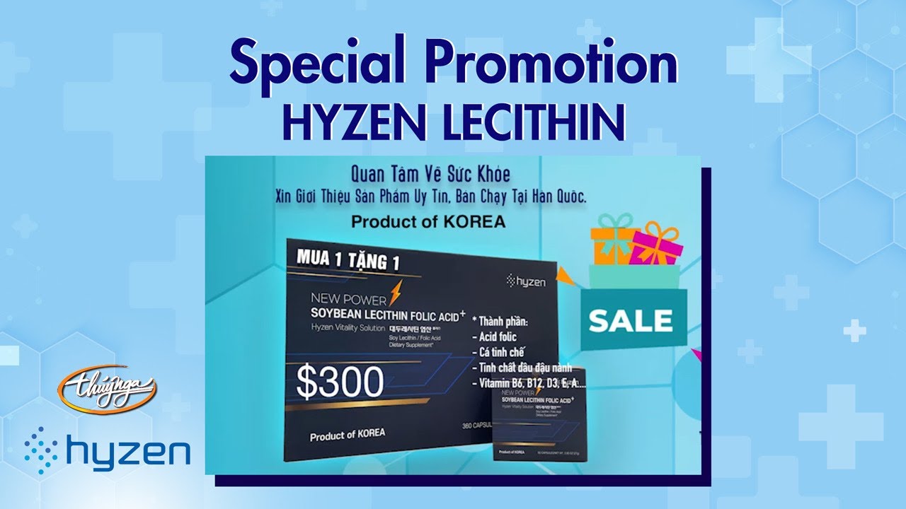 Special Promotion - Hyzen LECITHIN AUG 18 - YouTube