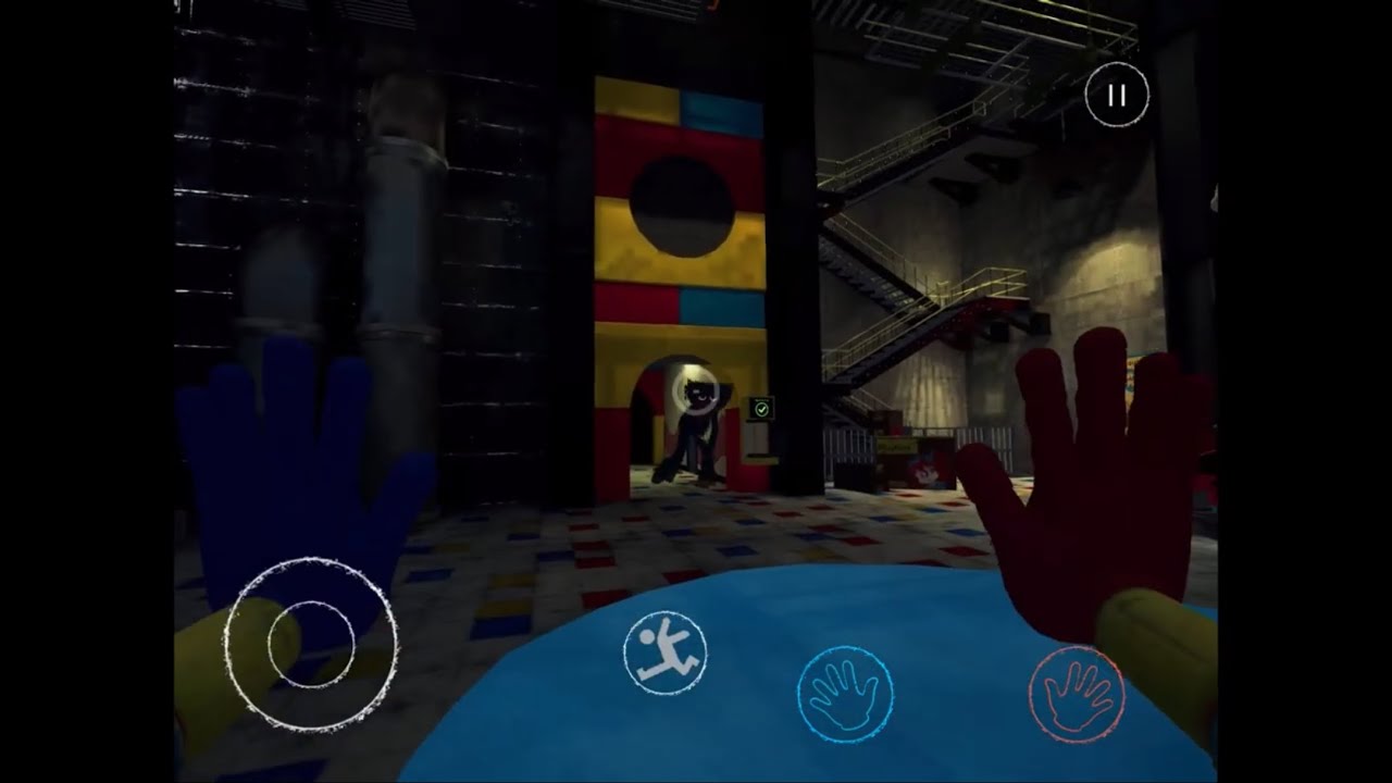 Poppy playtime chapter 1 FULL CHASE SCENE - YouTube