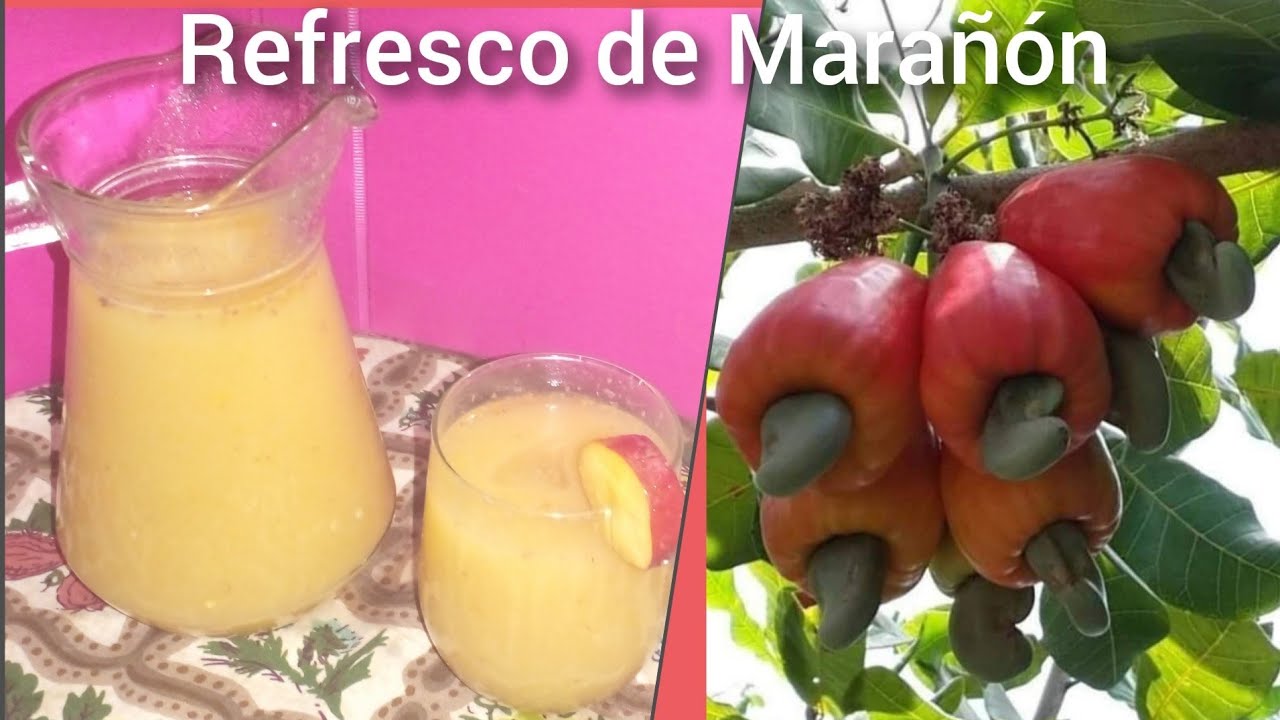 Refresco de Marañón #elsalvador #cocinasalvadoreña - YouTube