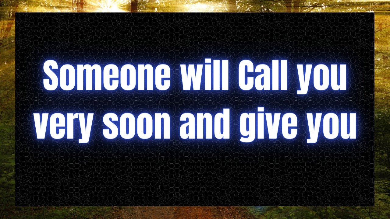 Someone will Call you very soon and give you | Angel message today ...