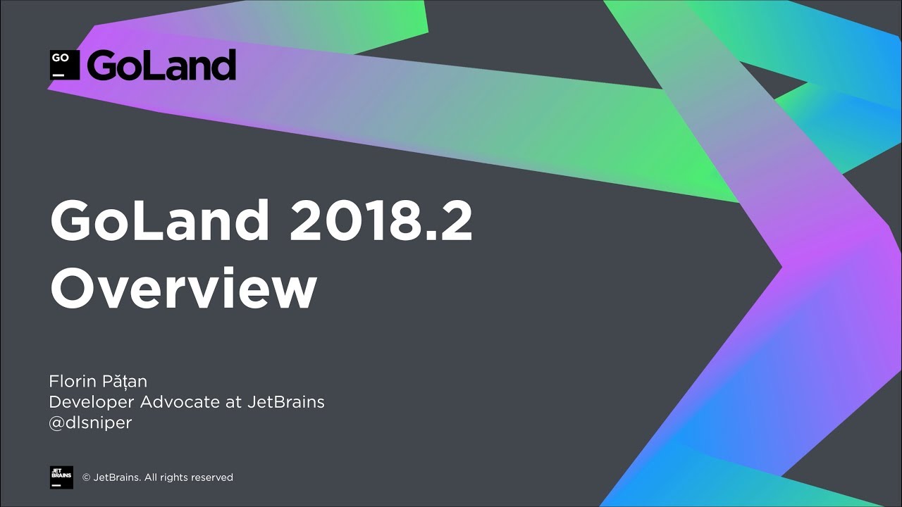 What's New in GoLand 2018.2 - YouTube