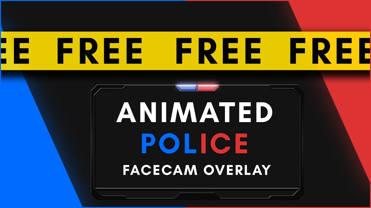 FREE GTA/POLICE/LSPDFR Twitch Face cam Overlay (Animated) - + PSD FILES ...