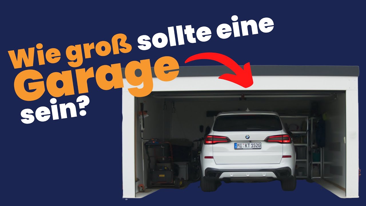 Wie groß sollte deine neue Garage sein [Fertiggarage] - YouTube