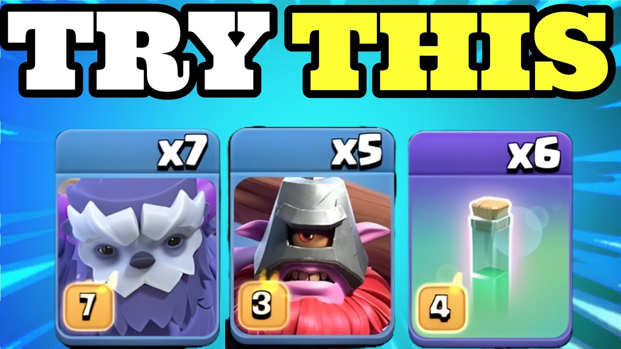 YETI + THROWER + HEALER + RR + INVI + REVIVE SPELL = ANY BASE || TH17 ...
