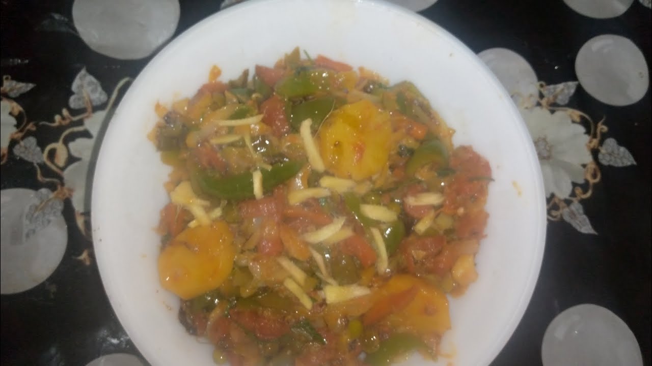 Mix vegetables Aloo Matar Gajar Recipe By Sameena - YouTube