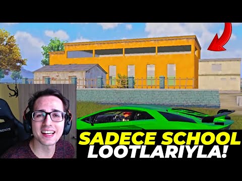 SADECE SCHOOL LOOTLARIYLA WIN ALMAK ? PUBG MOBILE