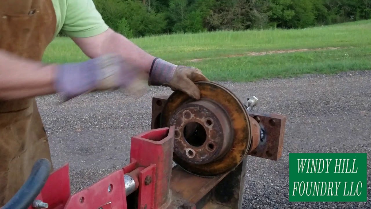 Breaking Iron With Hydraulics - YouTube