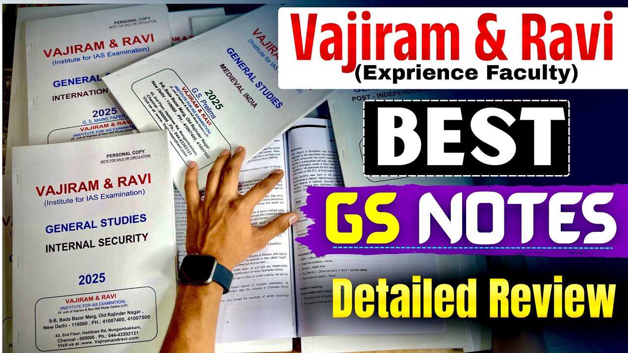 Vajiram & Ravi Notes Latest Gs Notes Review 2026 - 2027 || Best Gs ...