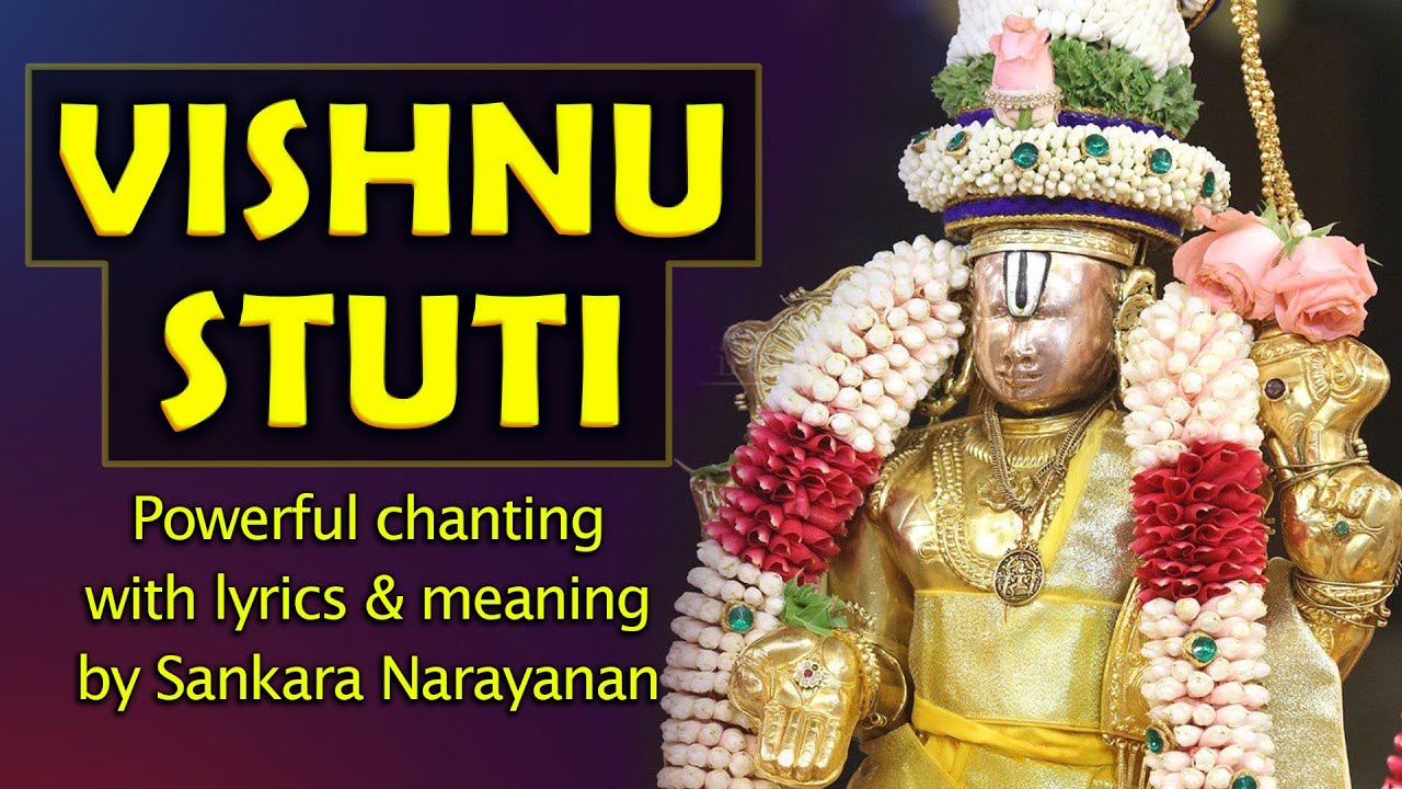Vishnu Stuti | Lyrics & Meaning | Soul Sadhana - YouTube