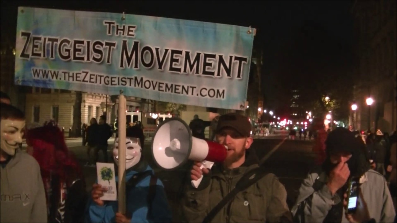 The Zeitgeist Movement @ The Million Mask March - London 2016 - YouTube