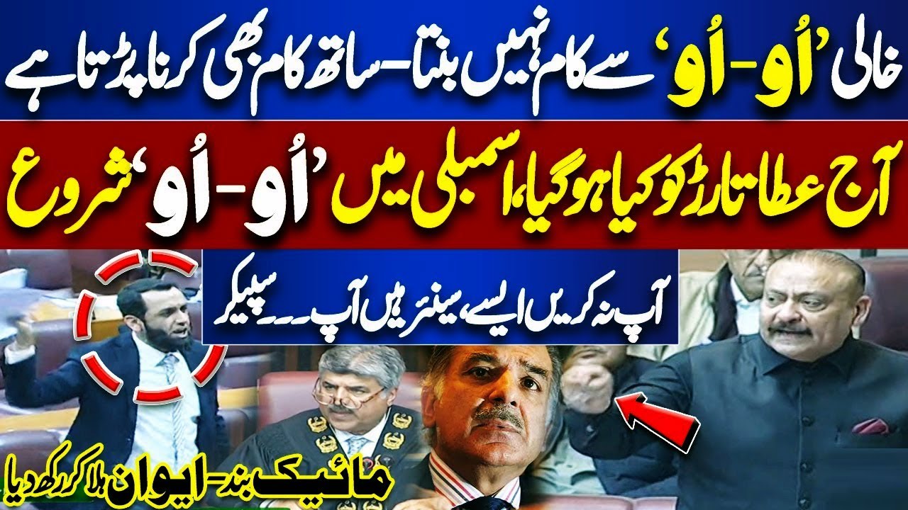 '' Oooo '' | Video Viral | Qader Patel angry in National Assembly ...