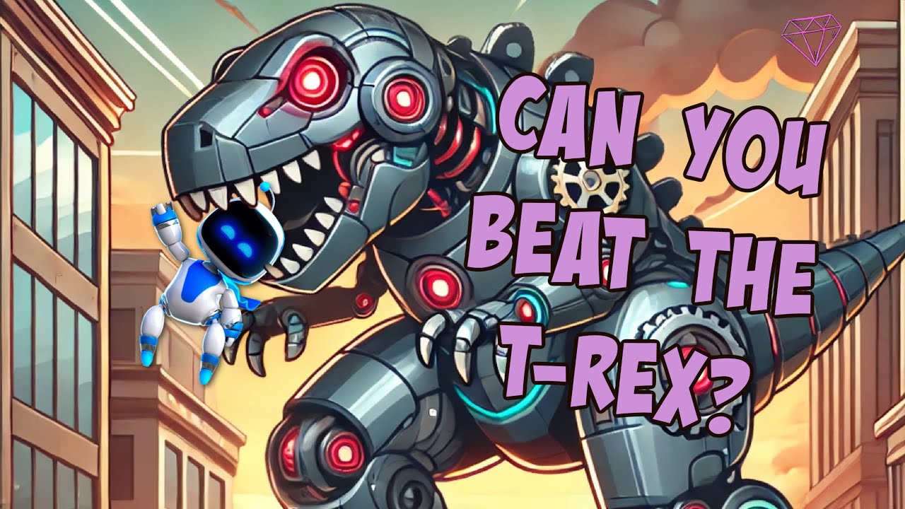 Astro's Playroom Final Boss! The Dinosaur. I needed my Dads help to ...
