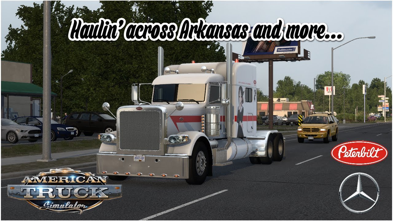 (LIVE) ATS / Haulin' across Arkansas and more... / CAT 3406B - YouTube