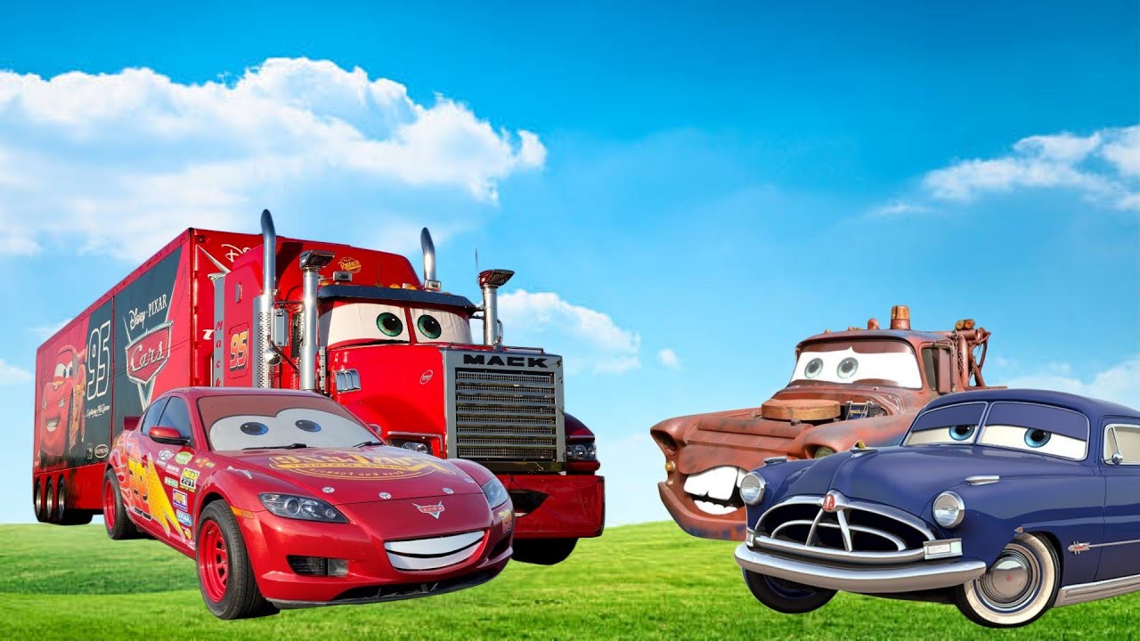 Looking For Disney Pixar Cars, Lightning McQueen, Tow Mater, Doc Hudson ...