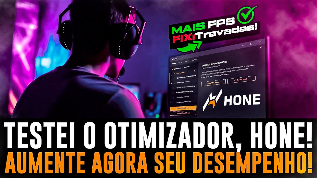 COMO OTIMIZAR O PC PARA MAIS DESEMPENHO E FPS NOS JOGOS! OTIMIZADOR DE ...