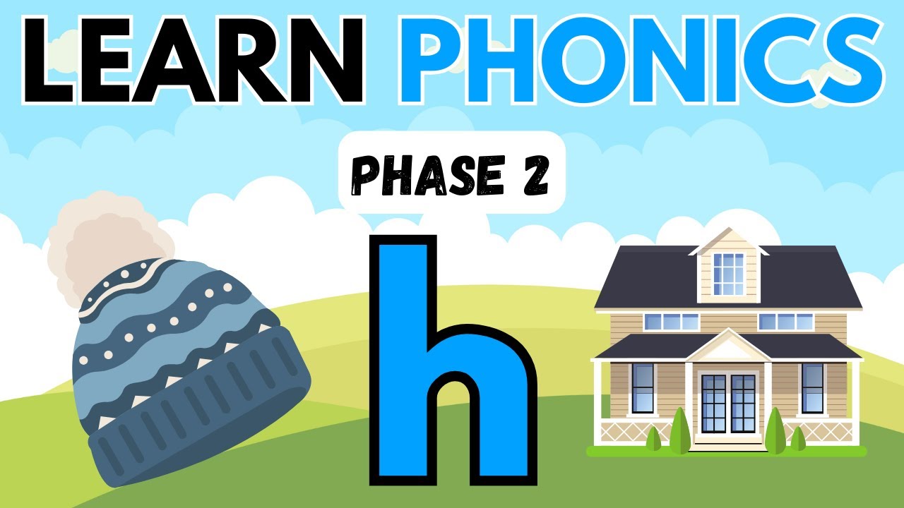 Phonics Letter Sound (h) words | Phase 2 | Phonics for Kids - Learn to ...