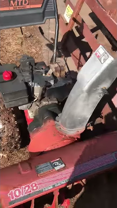 Mtd 10hp 28in - YouTube