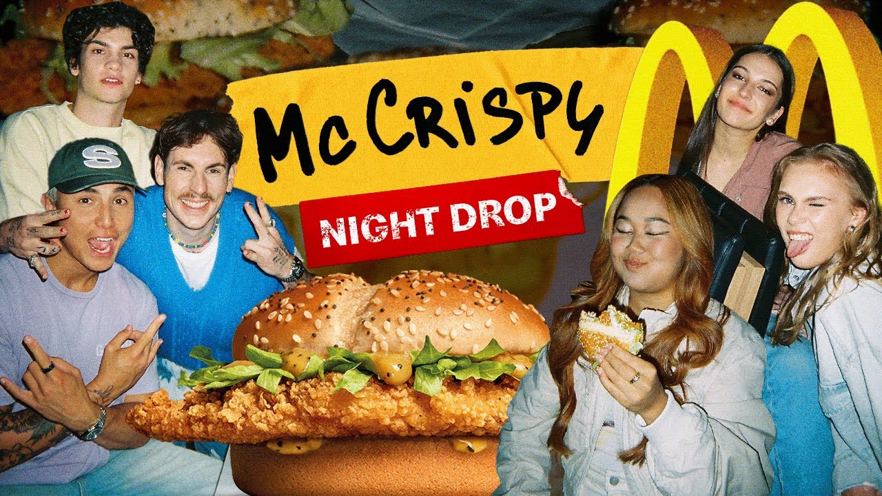 Tohle bylo MEGA! Dívej, jak probíhal McCrispy drop v Mekáči! - YouTube