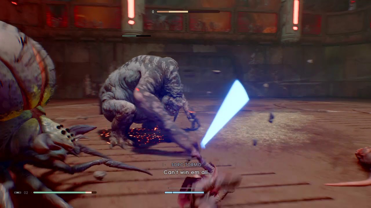 STAR WARS Jedi: Fallen Order arena Jedi Grand Master - YouTube