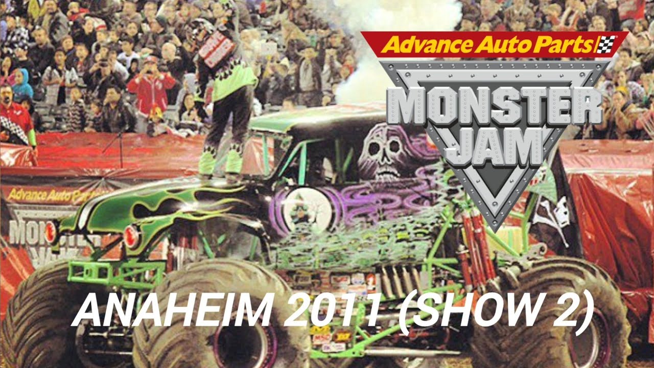 Monster Jam Anaheim 2011 (Show 2) Racing & Freestyle 1/29/11 # ...