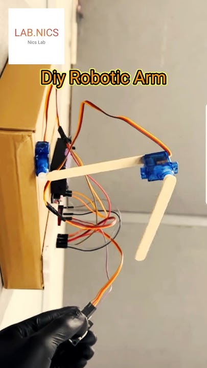 Simple Diy Robotic Arm #roboticarm #diyprojects #arduinoprojects #arduino #electronicsproject ...
