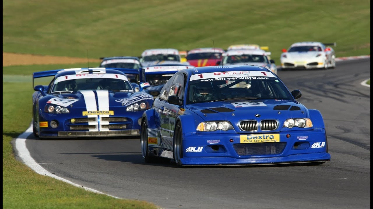 M3 GTR v Dodge Viper - Brands Hatch Indy - GT Cup Race - YouTube