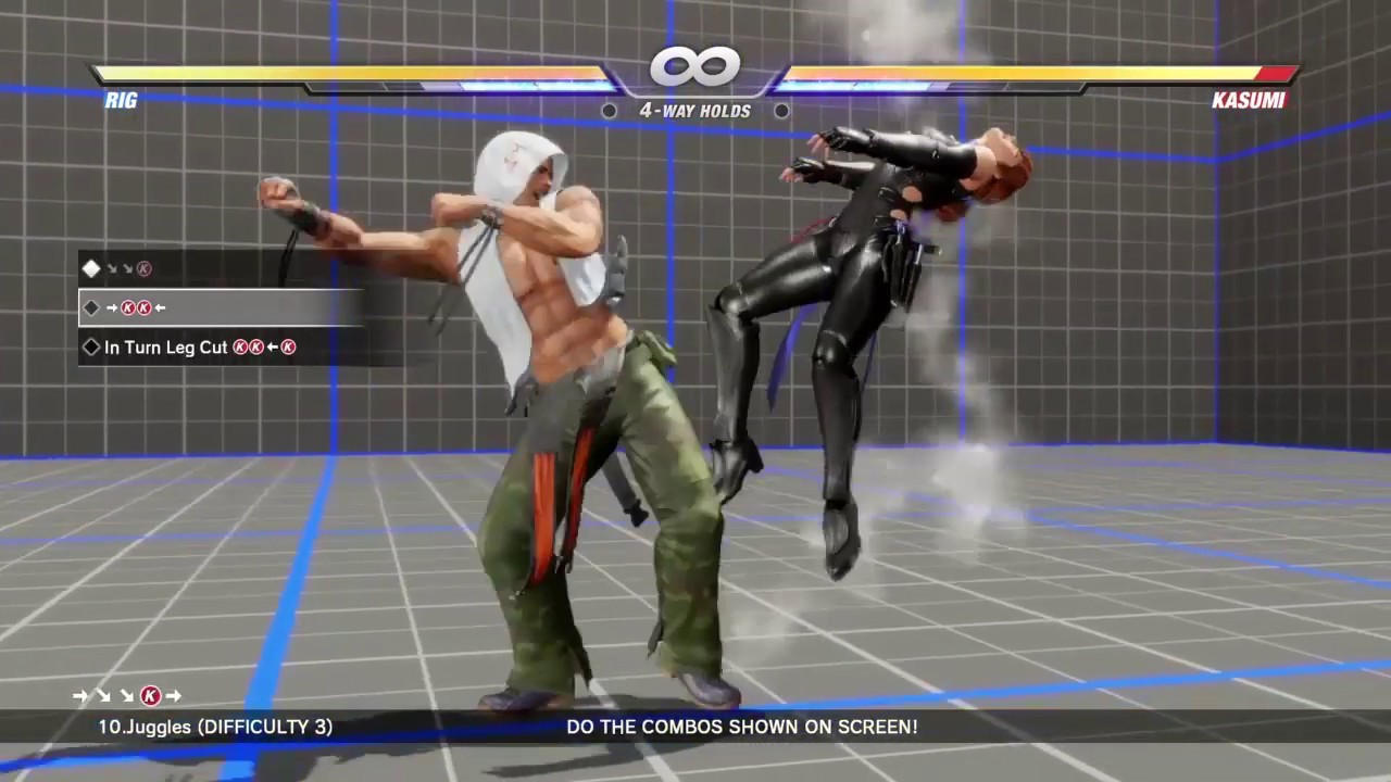 DOA6 Rig Combo Challenge Guide - YouTube