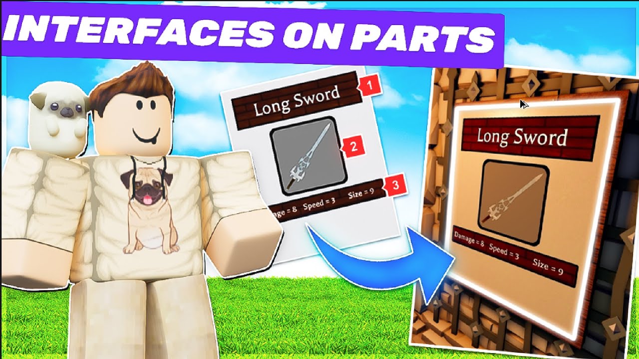 Interfaces on Parts! Learn Roblox Studio Episode 18 - YouTube