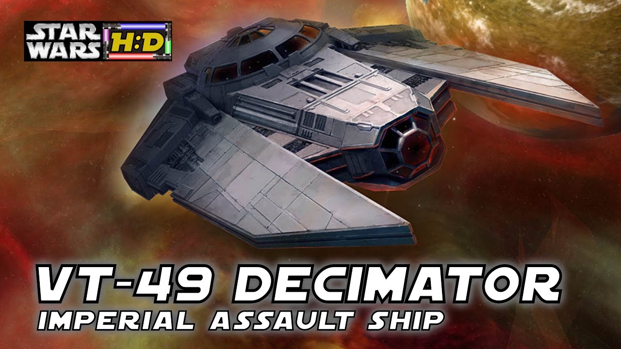 VT-49 DECIMATOR - Imperial answer to the Millennium Falcon?! |Star Wars ...