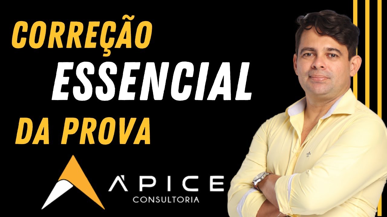 PARTE 1 - BANCA ÁPICE CONCURSO DE BOQUEIRÃO E BOA VISTA - PROVA DE ...