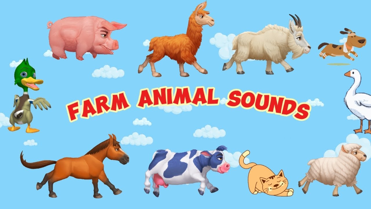 Farm Animal Sounds Song | Oink Oink TV | Animal Sounds Nursery Rhymes ...