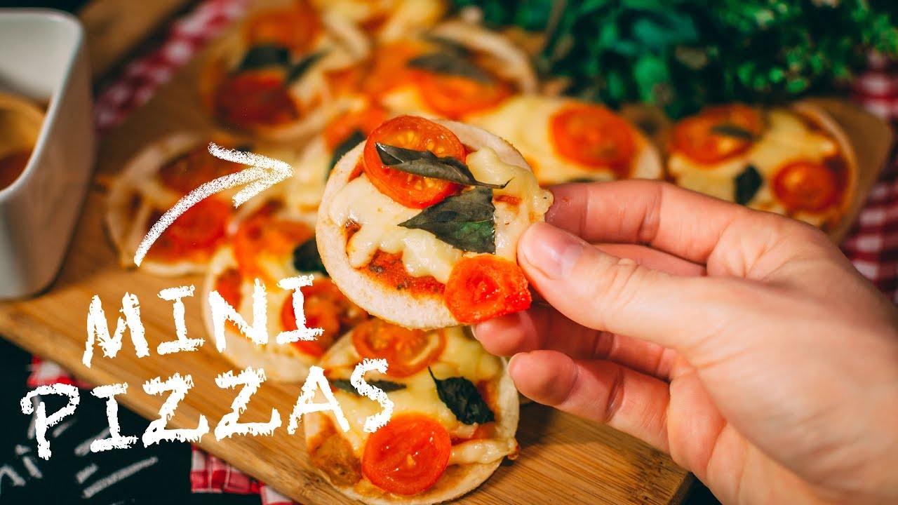 MINI PIZZAS ¡Receta Express! (Súper Fácil) | Recién Cocinados - YouTube
