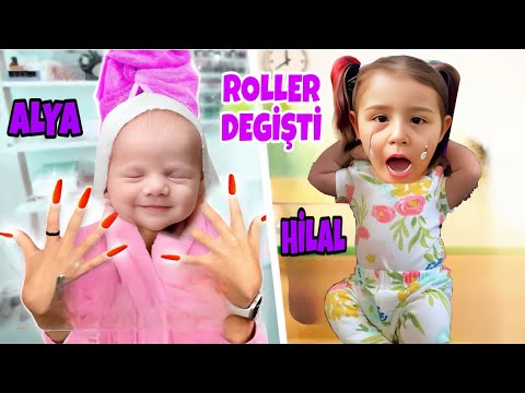 HİLAL VE ALYA ROLLER DEĞİŞTİ ‼️ HİLAL BEBEK OLDU !! ALYA HİLAL OLDU !!