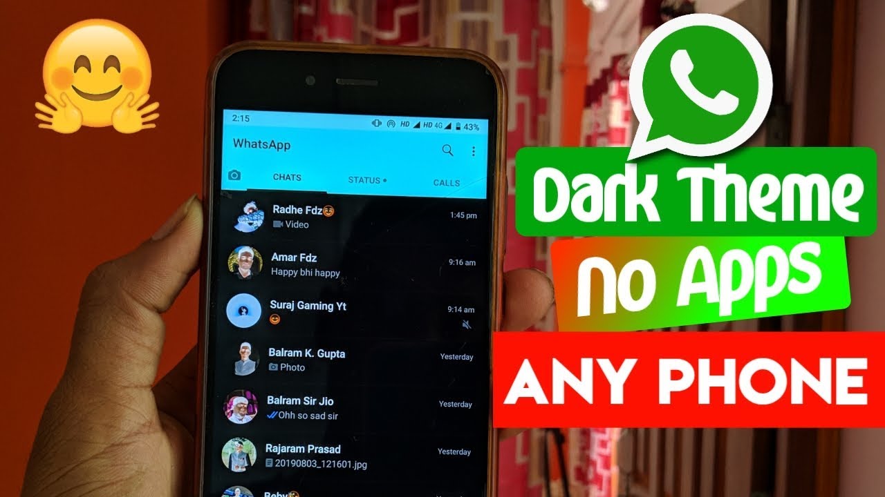 *Official WhatsApp* WhatsApp Dark Mode Settings - How to Enable ...