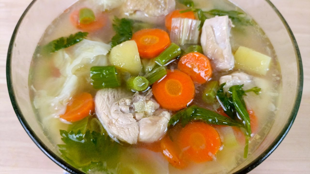 Masak Sayur Sop Ayam Pakai Resep ini Enak Banget - YouTube