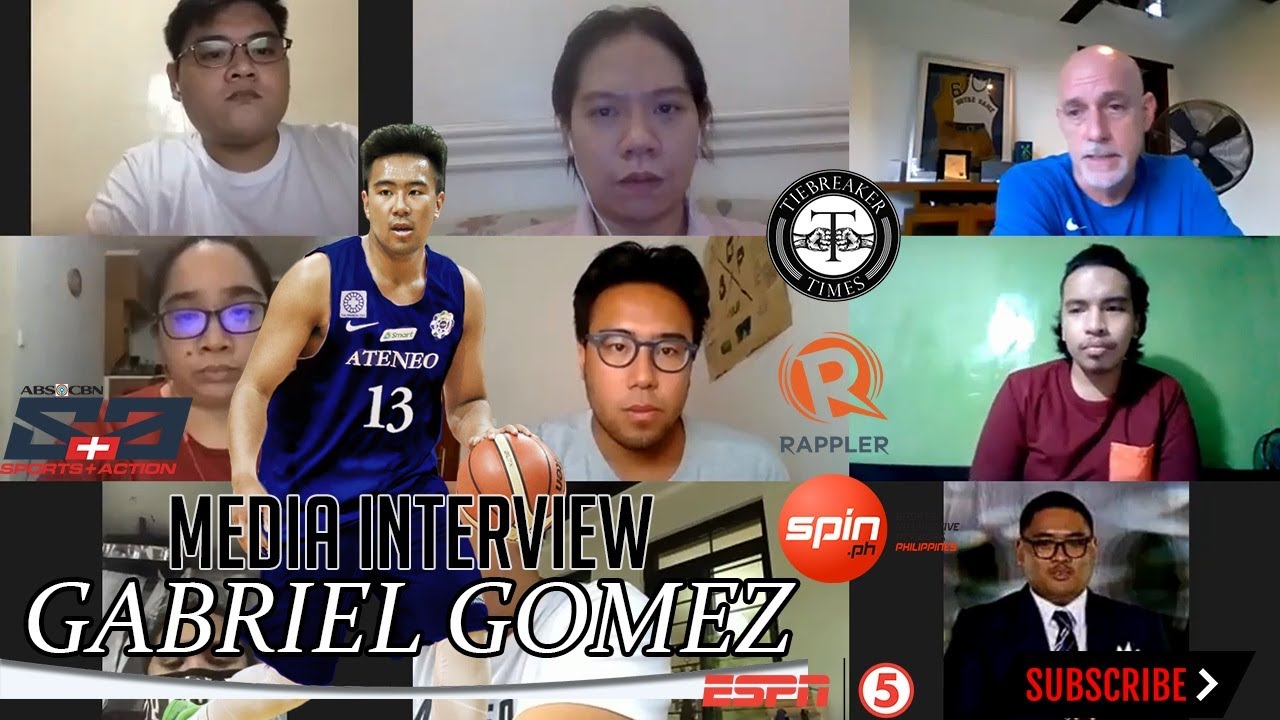 Ateneo Blue Eagle Gabriel Gomez Media Interview - YouTube